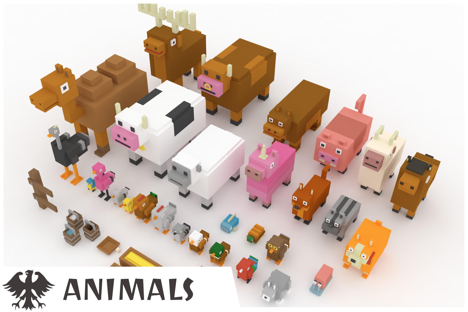 Cartoon_animals | 3D Animals | Unity Asset Store