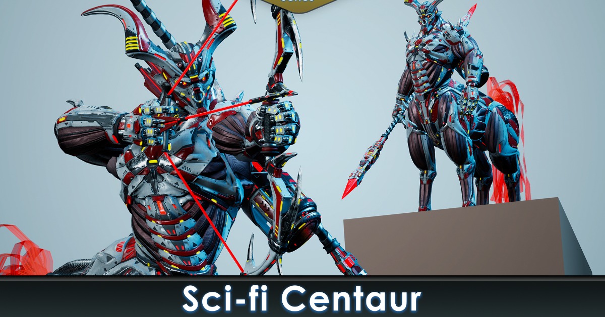 Sci-Fi Centaur | 3D キャラクター | Unity Asset Store