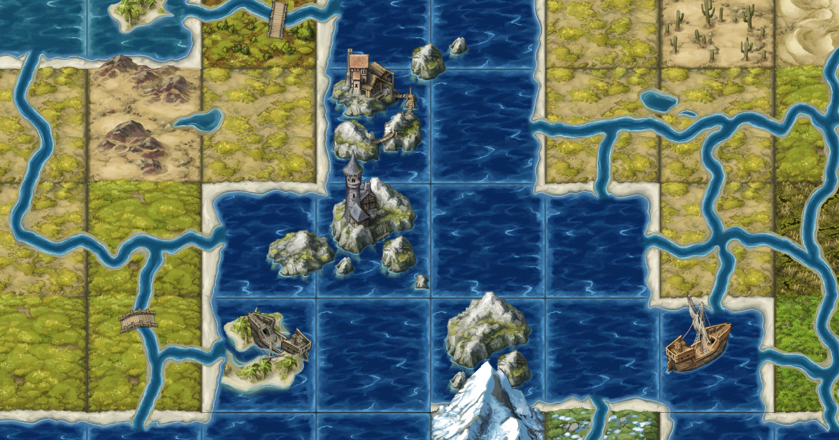 Tile Rivers, Coasts, Seas: Painted 2D Terrain | 2D Environments | Unity ...