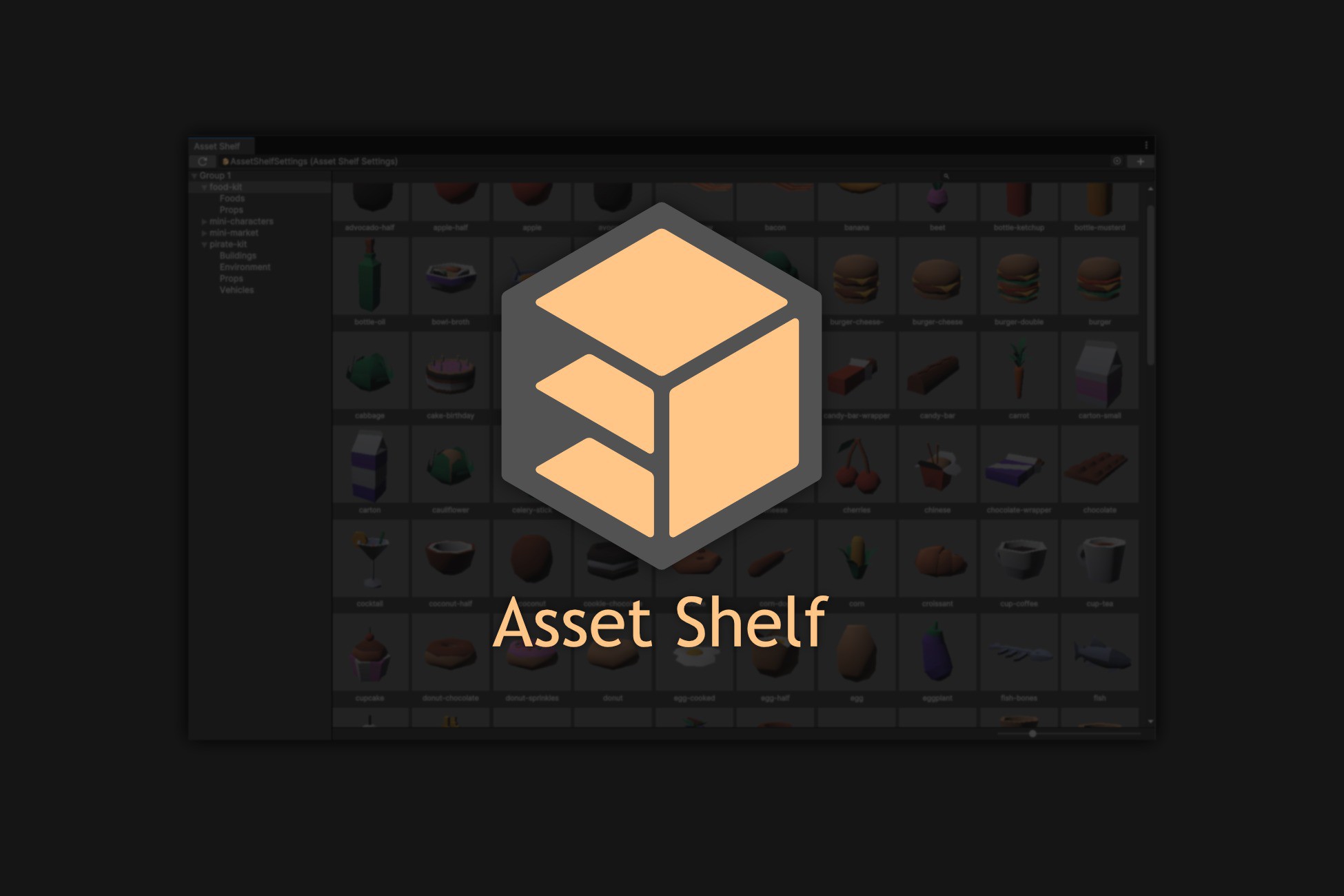 Asset Shelf by DAIKI