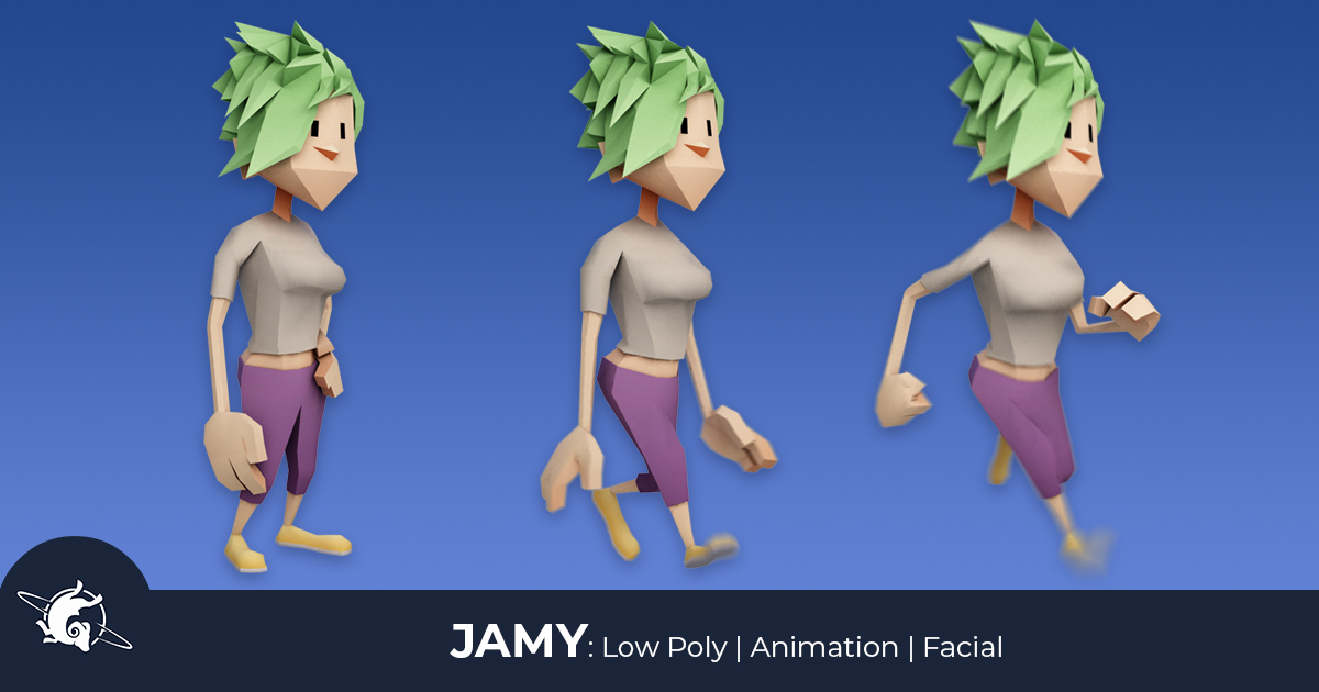Jamy - 3D female character | Characters | Unity Asset Store