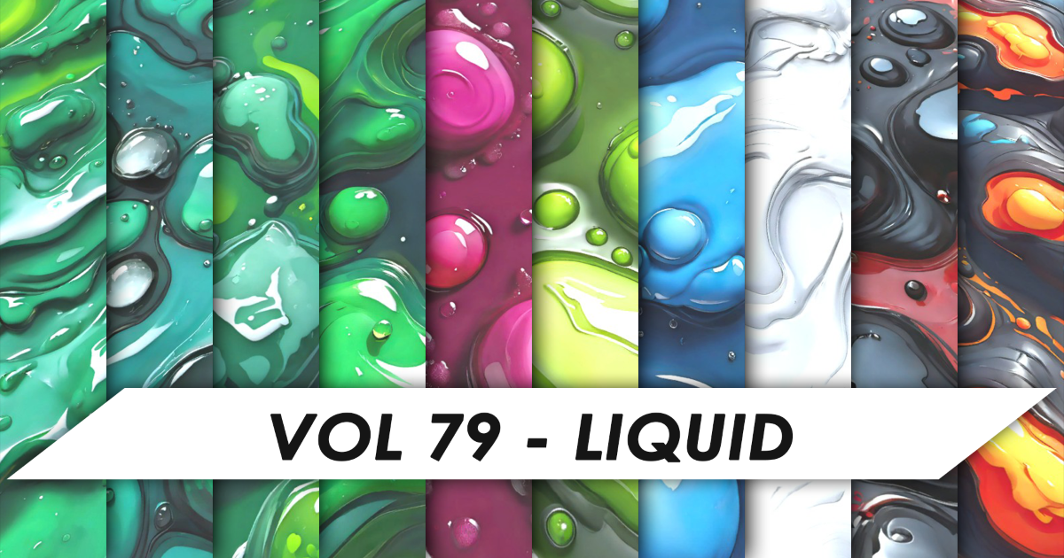 Stylized Textures - Vol 79 - Liquid | 2D Textures & Materials | Unity ...
