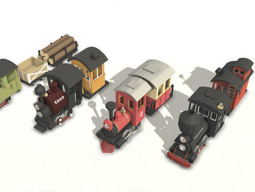 Trains and Locomotives Pack | 3D Land | Unity Asset Store