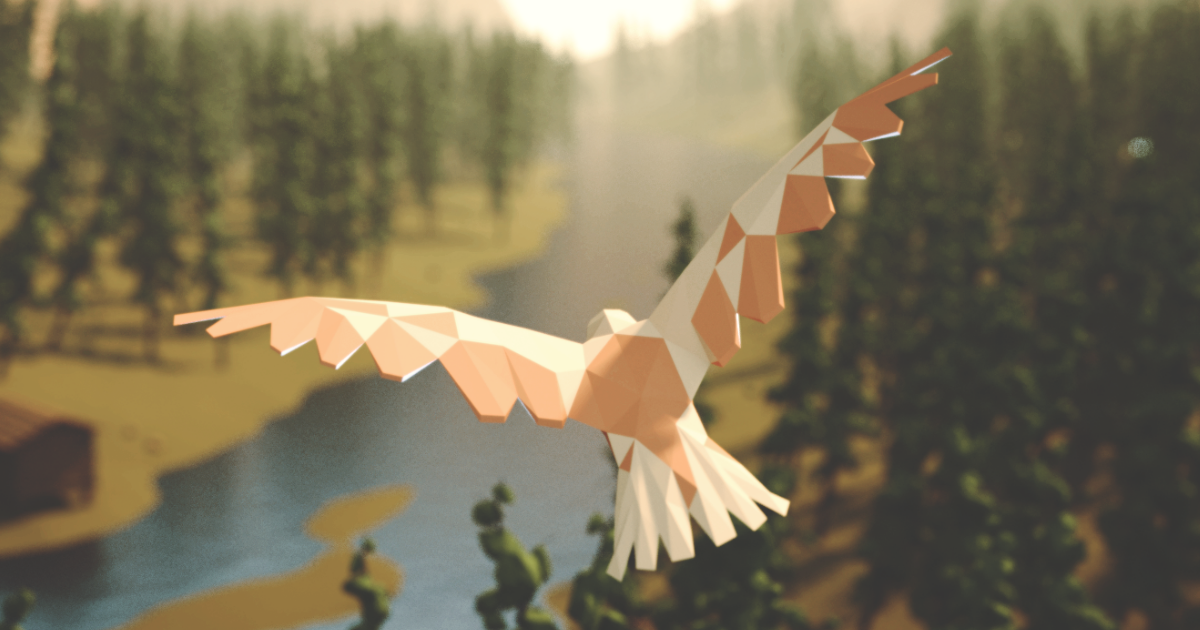 Low Poly Bird: Falcon | Characters | Unity Asset Store