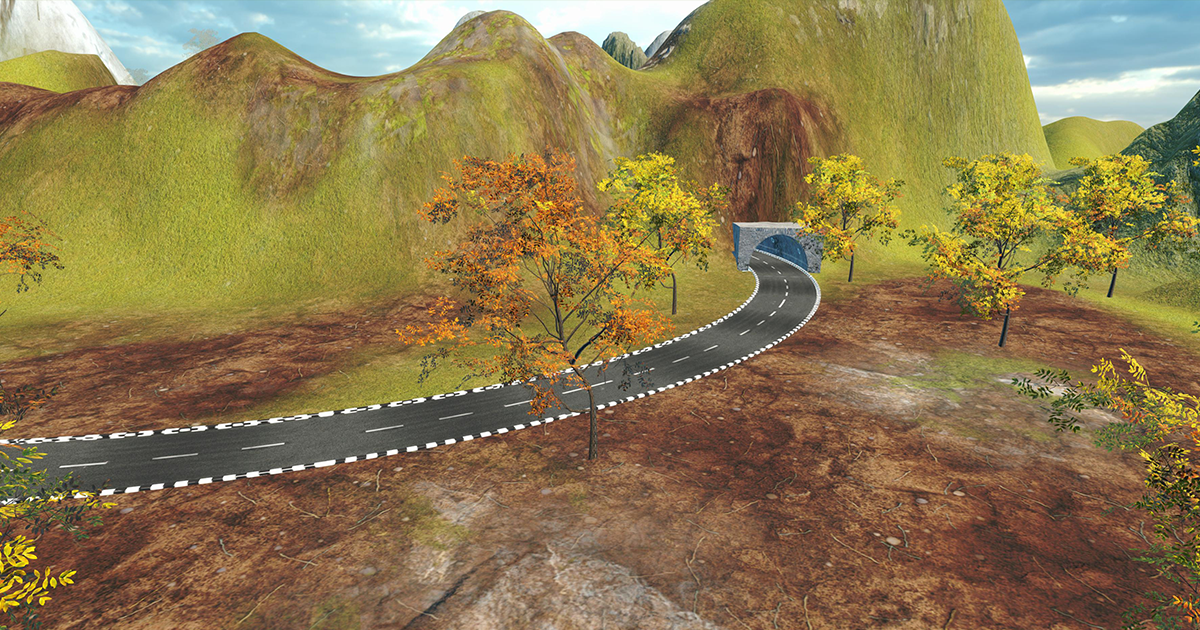 Racing Game car track- 3D Mountains Pack | 3D Environments | Unity ...