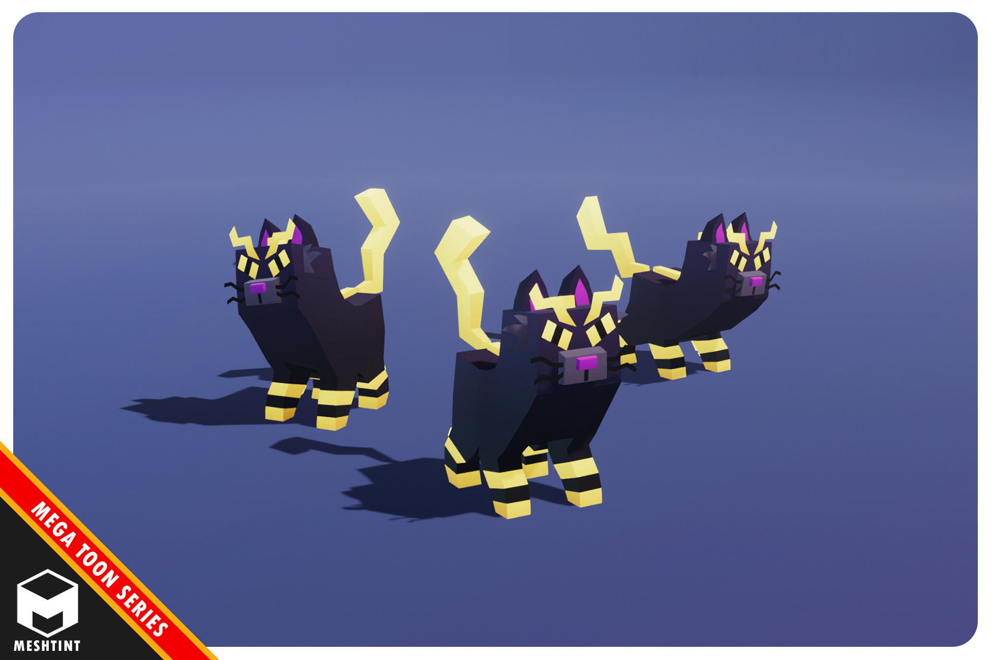 Cat Lightning Toon Series | 3D Creatures | Unity Asset Store