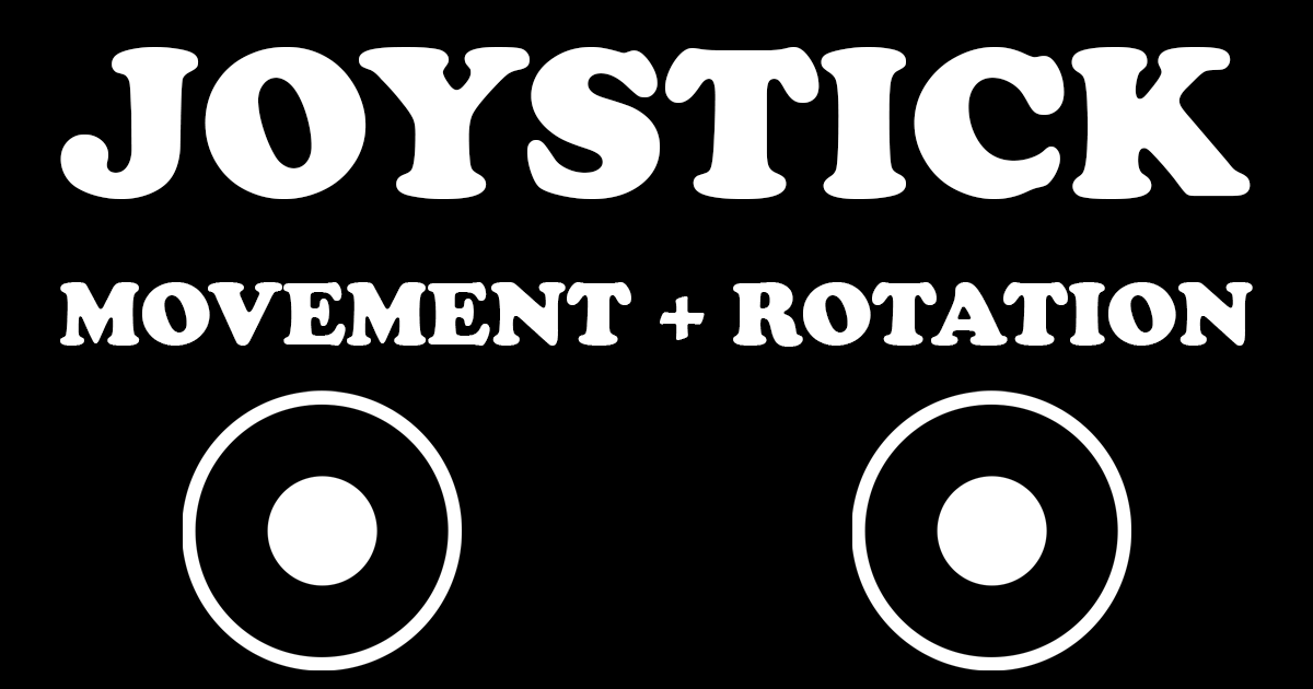 Joystick Movement Rotation Simple Input Multi Touch Virtual Controls