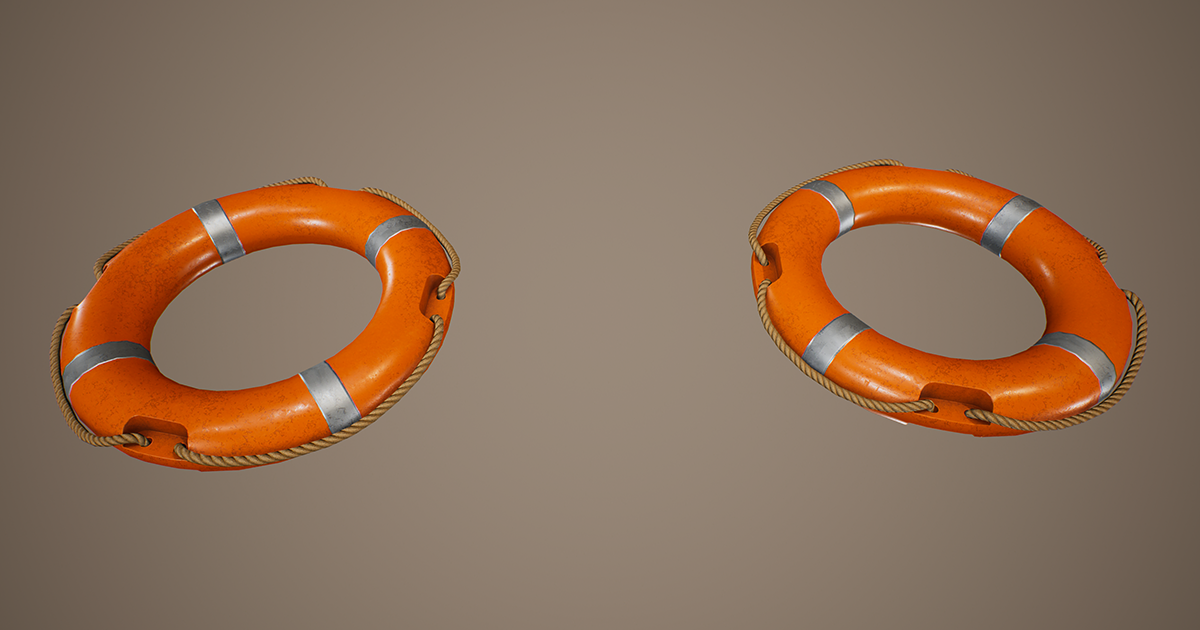 Beach Lifeguard Buoy | 3D Props | Unity Asset Store