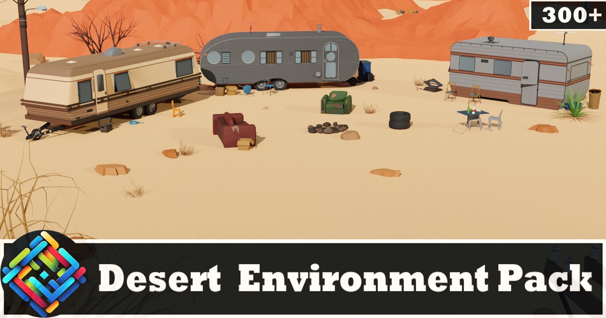 Desert Environment pack - Low Poly 3D | 3D Environments | Unity Asset Store