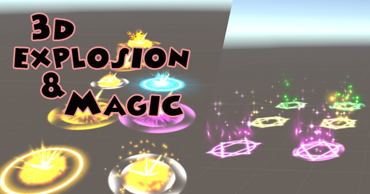 3D Explosion and Magic VFX | Fire & Explosions | Unity Asset Store