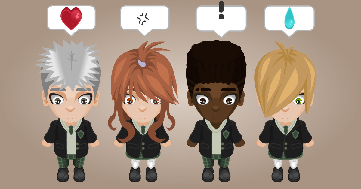 Modern School - Game Kit - Students Plus - Character Set | 2D ...