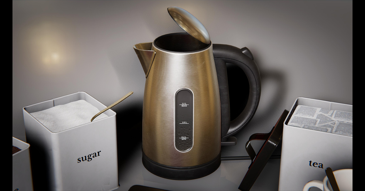 Coffee,Tea and Sugar Set | 3D Interior | Unity Asset Store