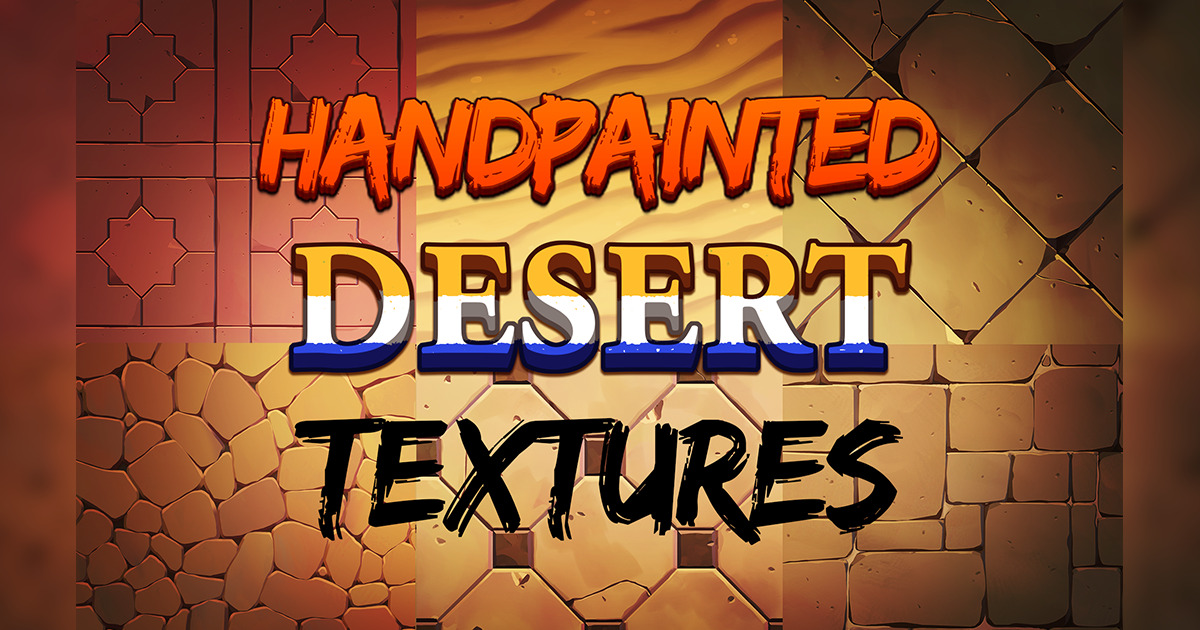 Handpainted Desert Textures | 2D Textures & Materials | Unity Asset Store