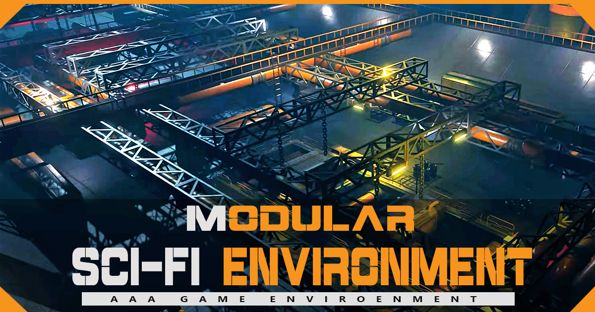Modular Sci Fi Environment 3d Sci Fi Unity Asset Store