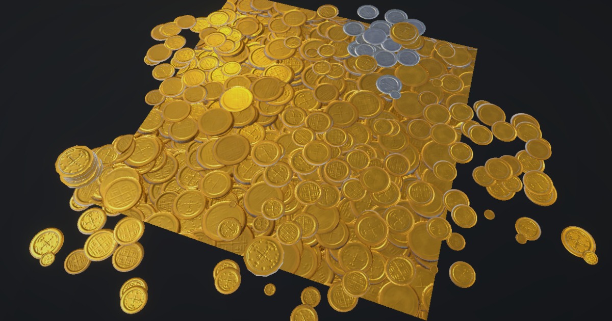 Gold pile textures | 2D Textures & Materials | Unity Asset Store