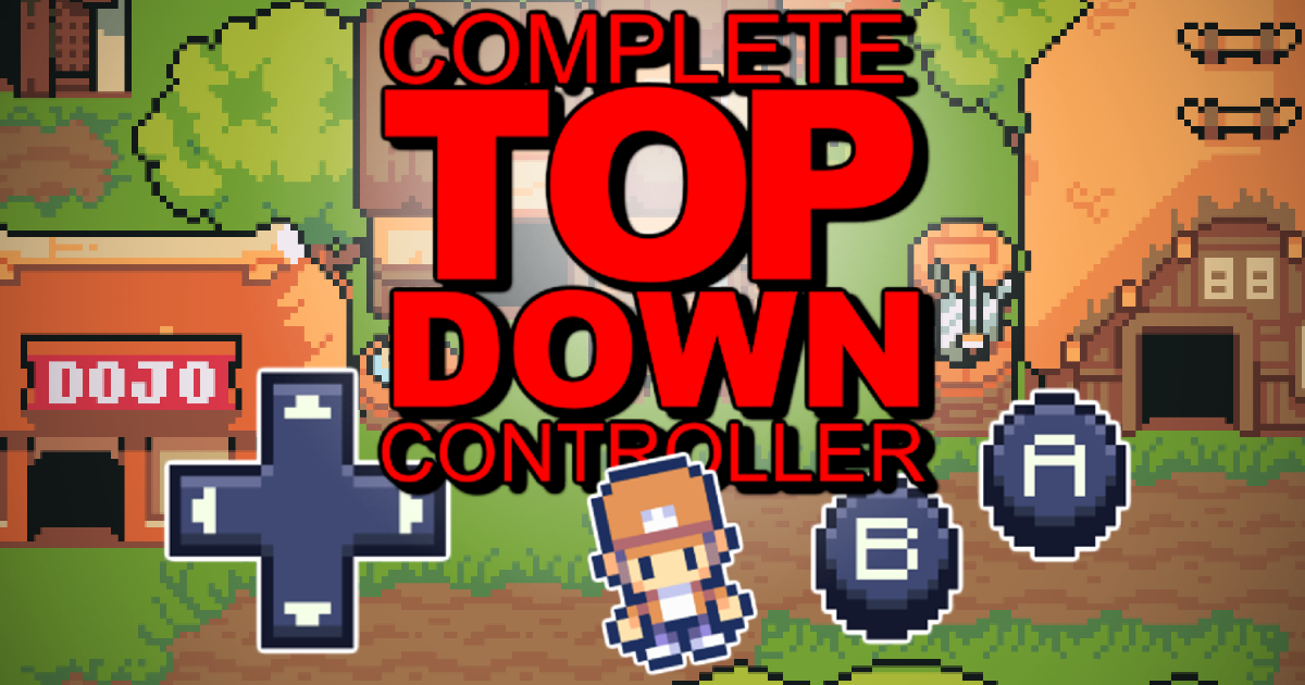 Complete Top Down Controller Visual Scripting Unity Asset Store