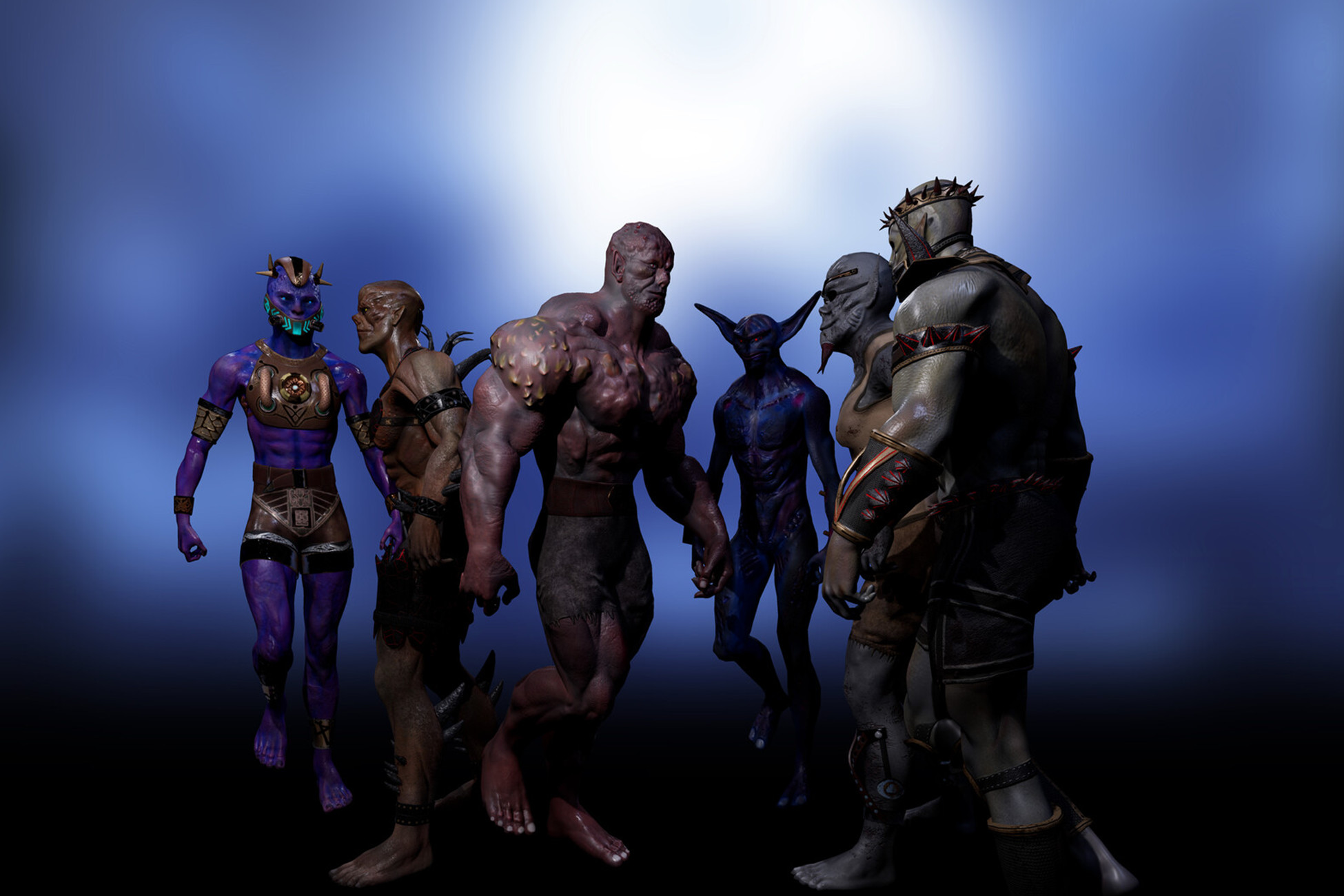 Alien Pack GHS | 3D 생물 | Unity Asset Store