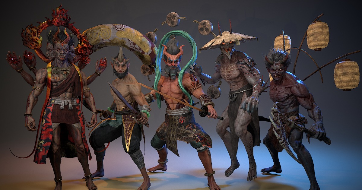 Demon God pack | Characters | Unity Asset Store