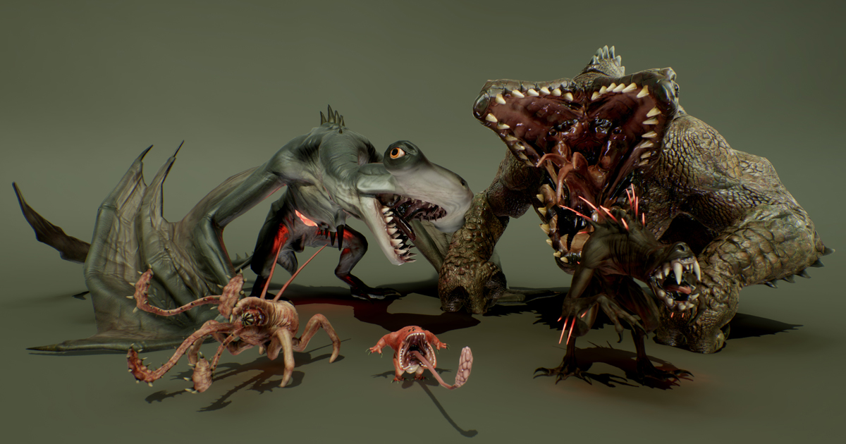 MONSTER PACK VOL 5 | 3D Creatures | Unity Asset Store