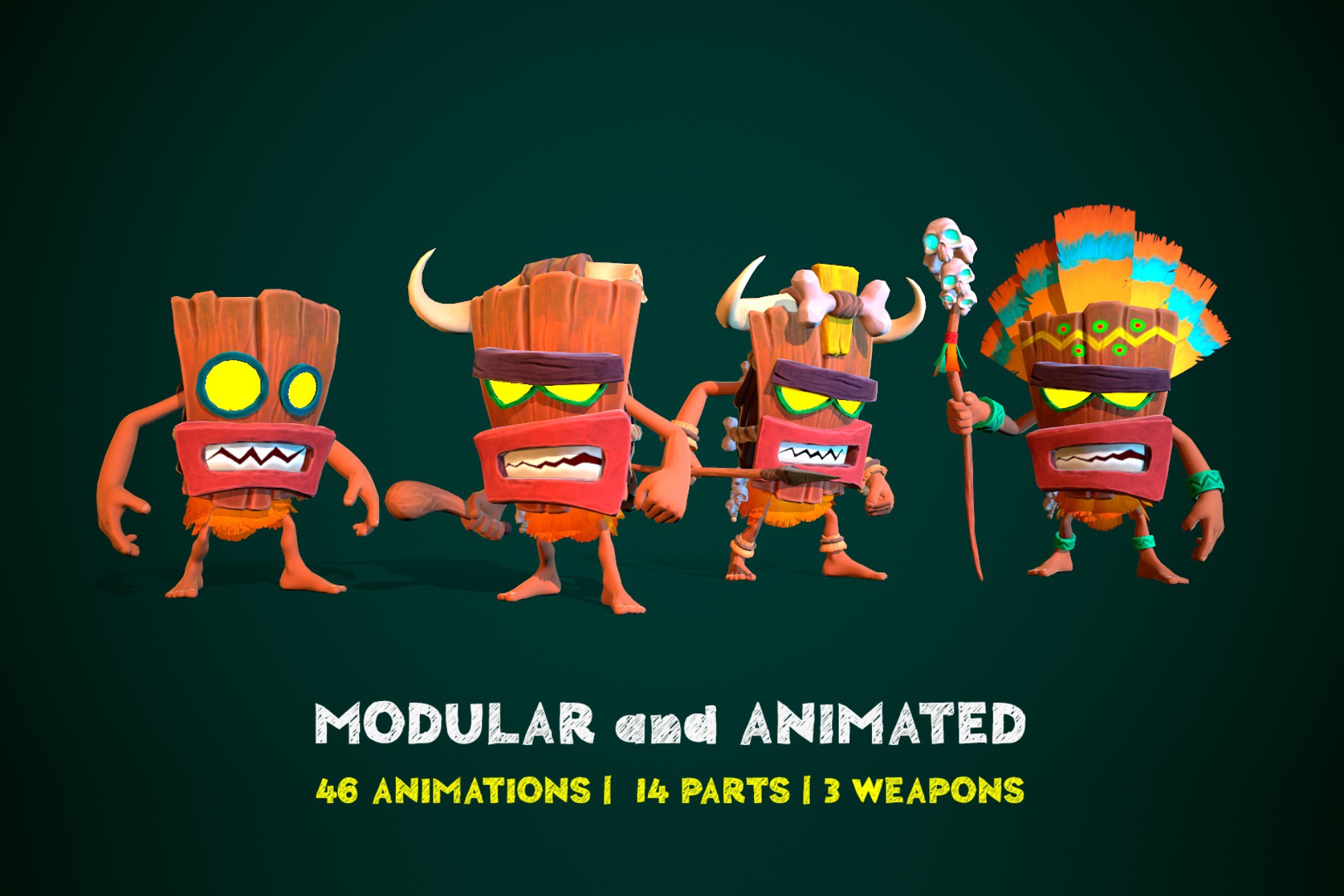 Wildman | 3D Characters | Unity Asset Store