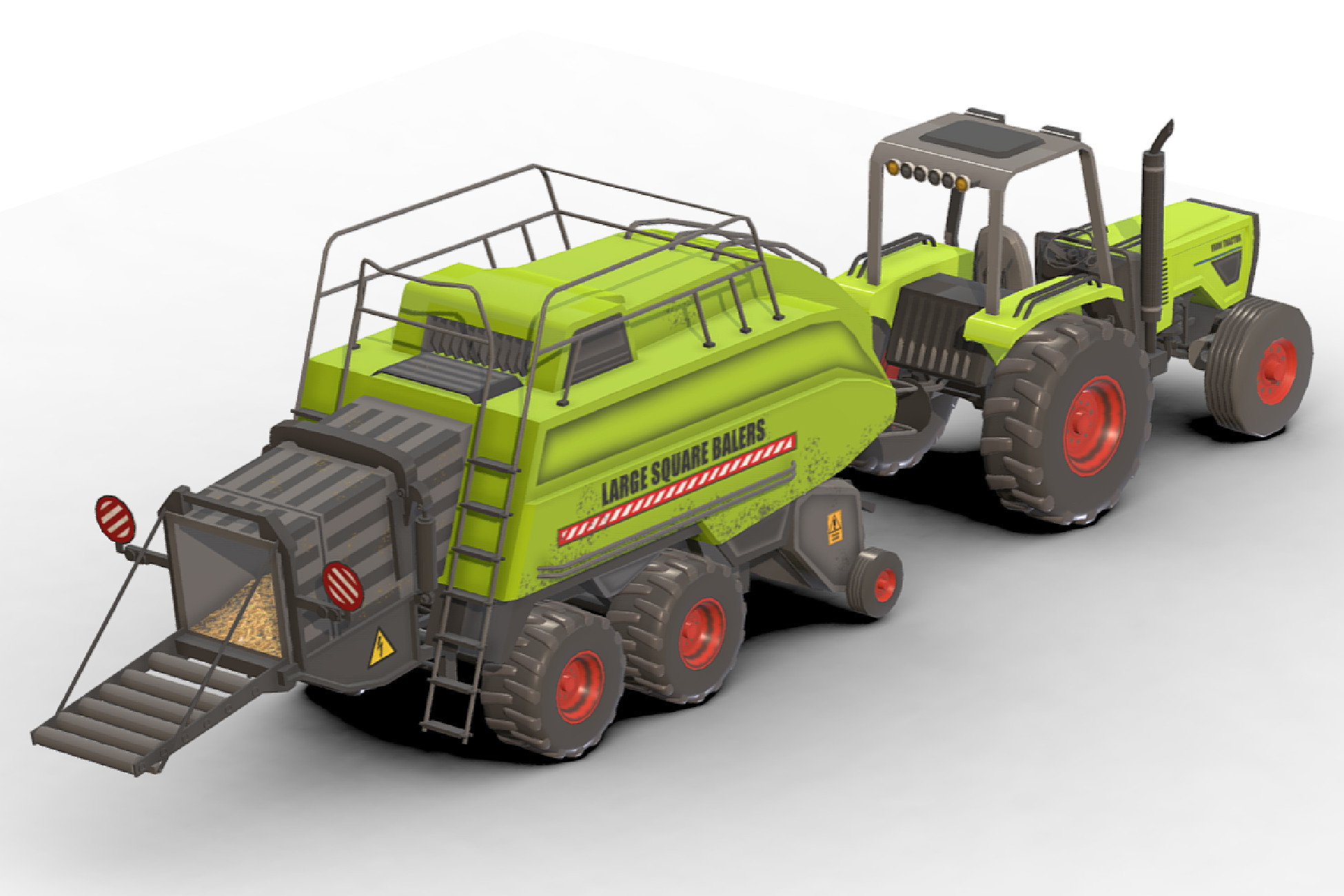 Farm Tractors And Bulldozers | 3D Land | Unity Asset Store