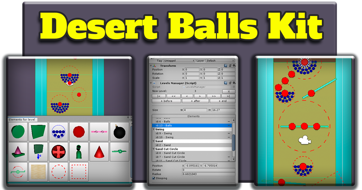 Desert Balls Kit | 자습서 | Unity Asset Store