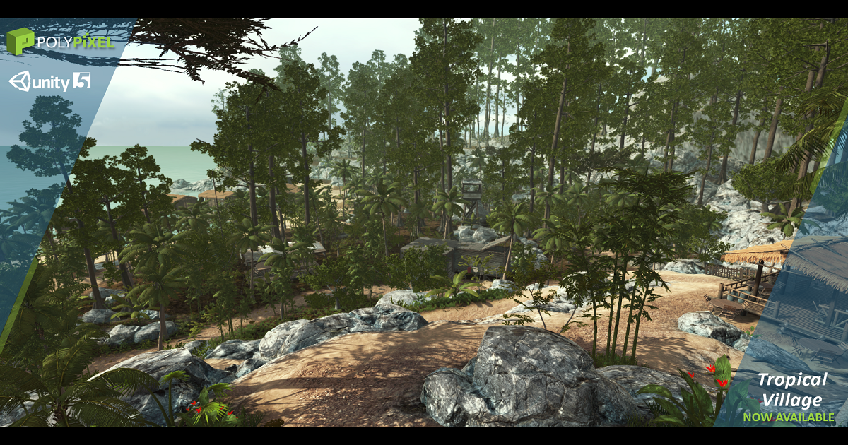 Tropical Village | 3D Urban | Unity Asset Store