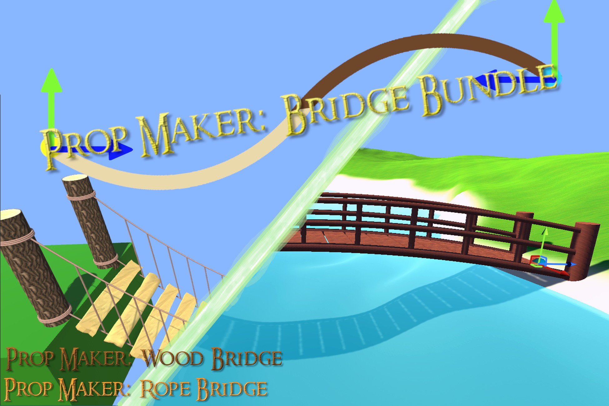 Prop Maker: Bridge Bundle | Level Design | Unity Asset Store
