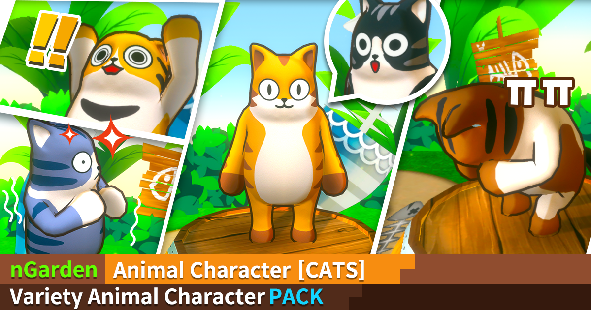 Cute Cat Character | 3D Characters | Unity Asset Store