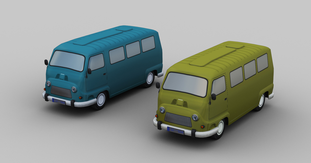 Lowpoly Van 4 | 3D Land | Unity Asset Store