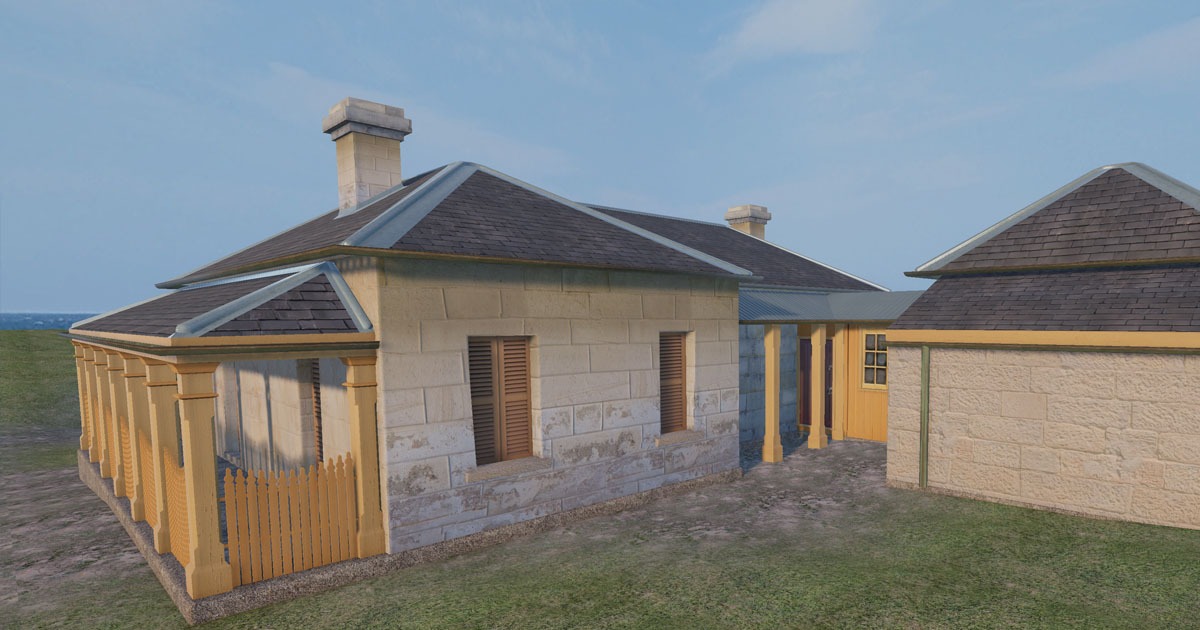 Sydney Harbour Cottage | 3D Exterior | Unity Asset Store