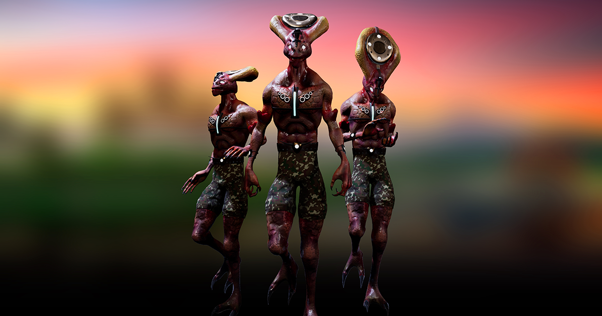 Vizard GHS | 3D Creatures | Unity Asset Store