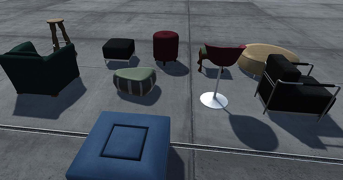 Chair collection #1 | 3D Furniture | Unity Asset Store