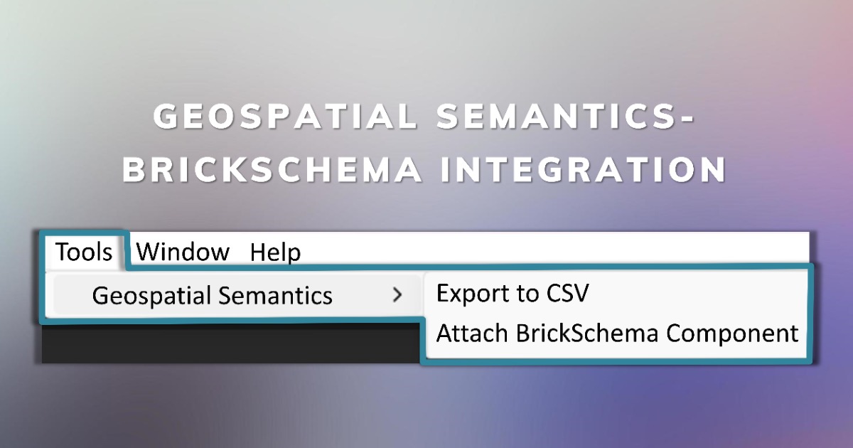 Geospatial Semantics-BrickSchema Integration | Modeling | Unity Asset Store