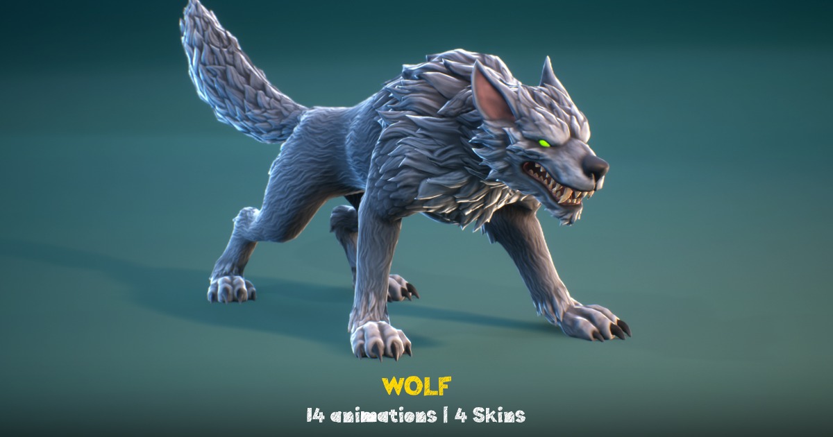 Wolf Character | 3D Animals | Unity Asset Store