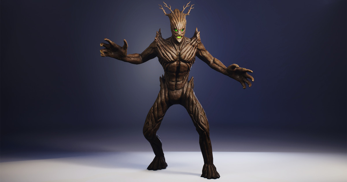 Wood monster | 3D Creatures | Unity Asset Store