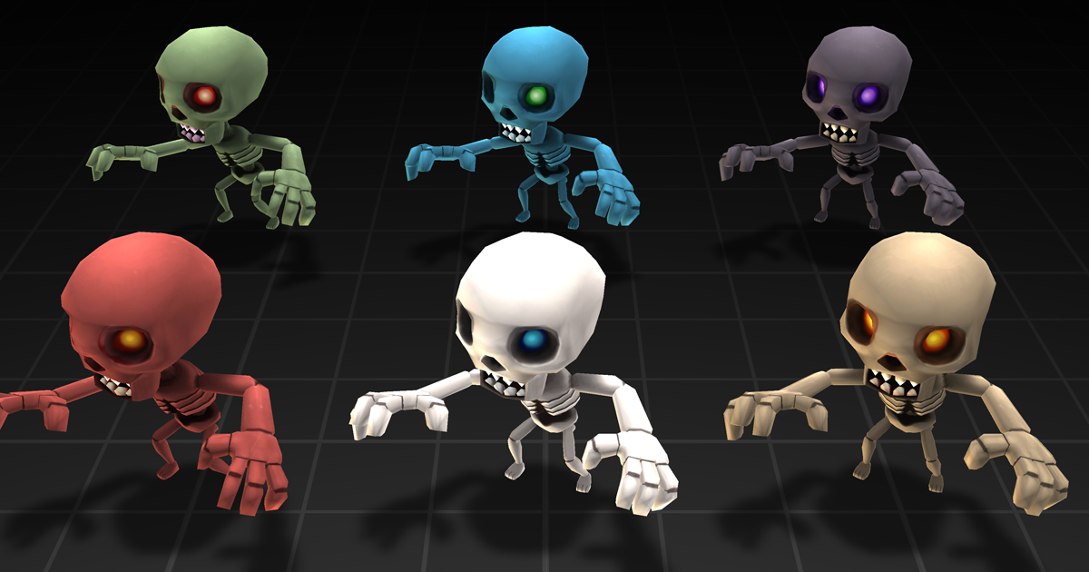 Poly HP - Skeleton | 3D Creatures | Unity Asset Store