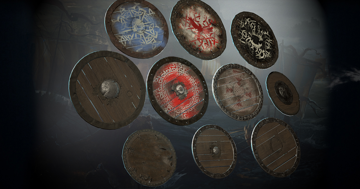 Viking shields asset | 3D Weapons | Unity Asset Store