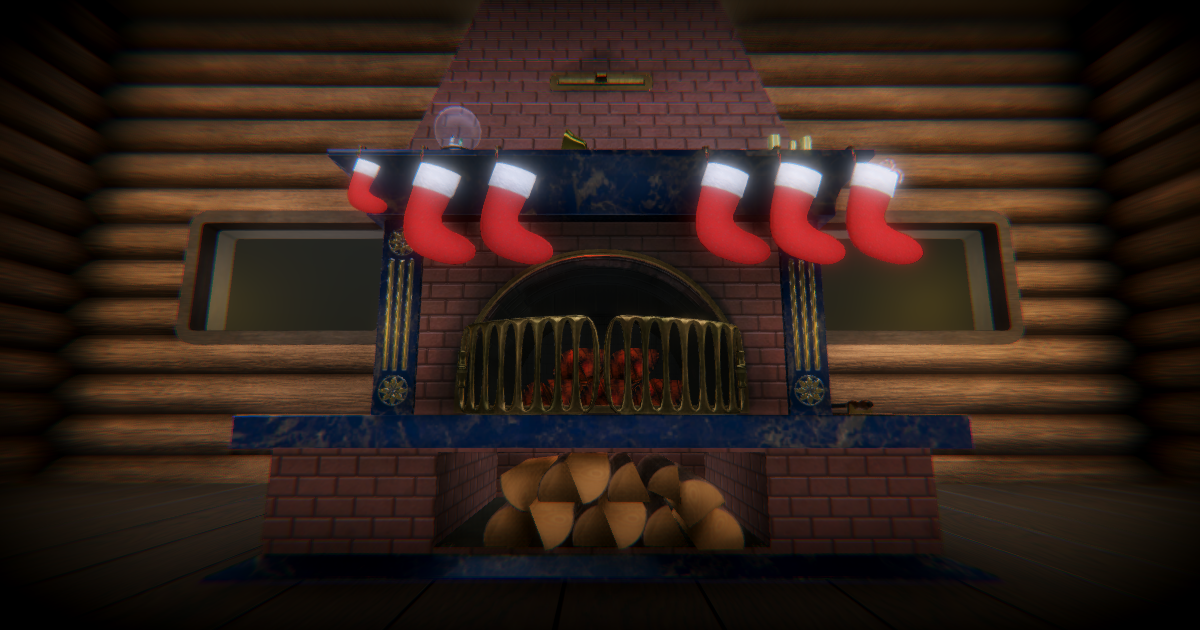 Christmas Fireplace 2018 | 3D Interior | Unity Asset Store