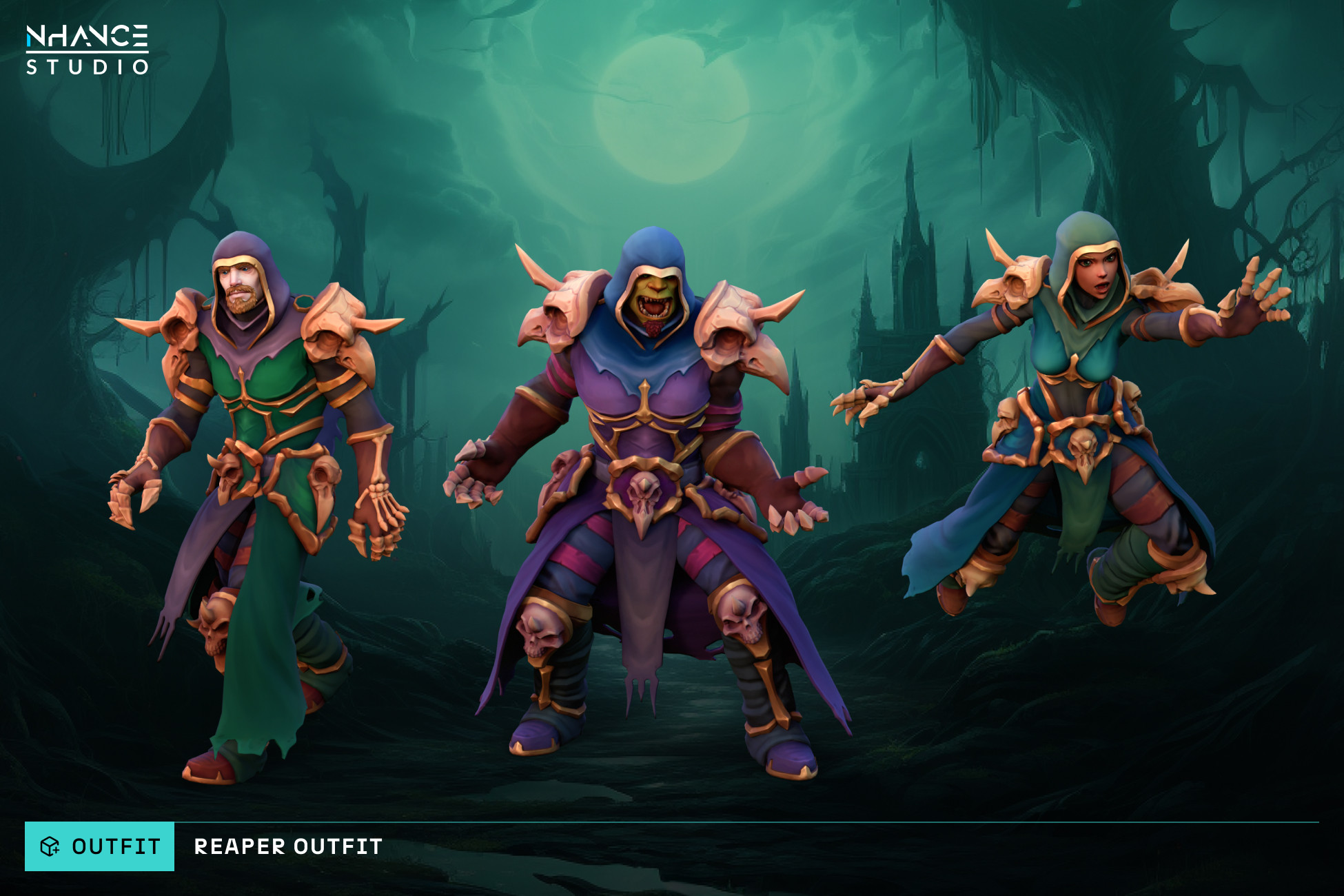 Stylized Fantasy Reaper Outfit | 3D 캐릭터 | Unity Asset Store