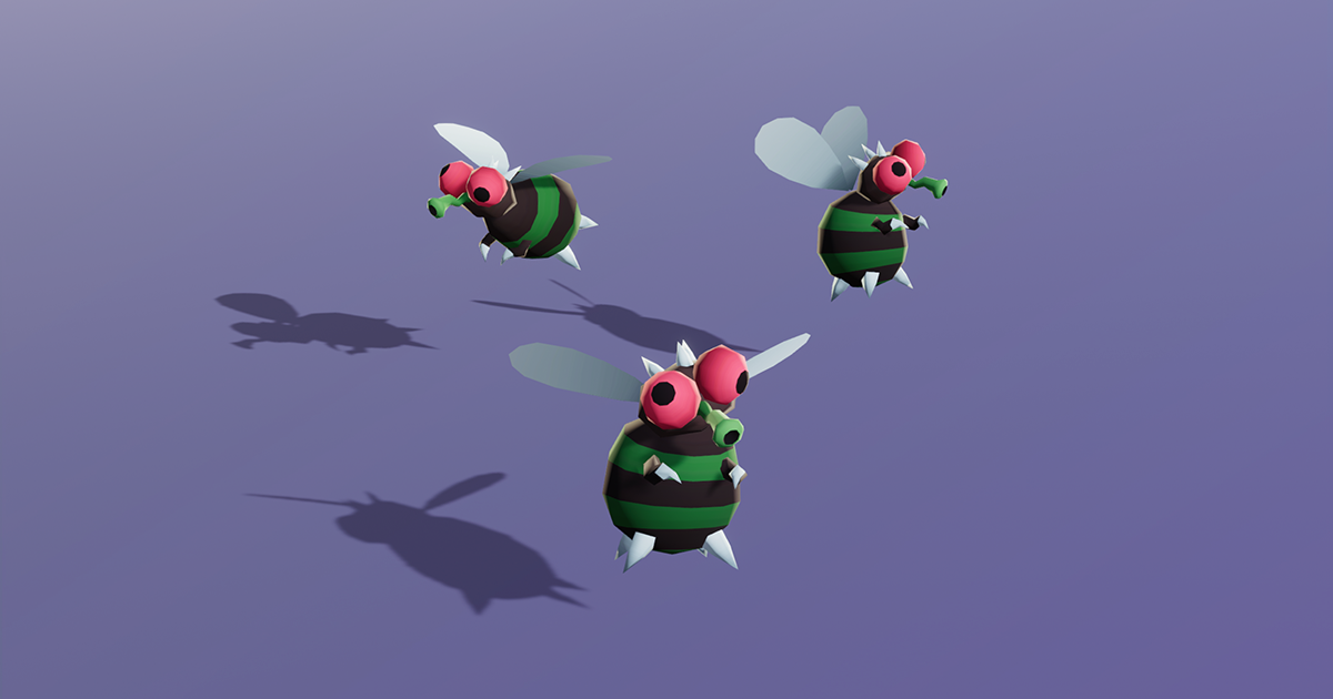 Housefly Nom Cute Series | Characters | Unity Asset Store