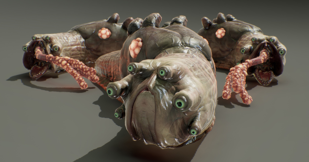 MONSTER: GIANT SLUG | 3D Creatures | Unity Asset Store