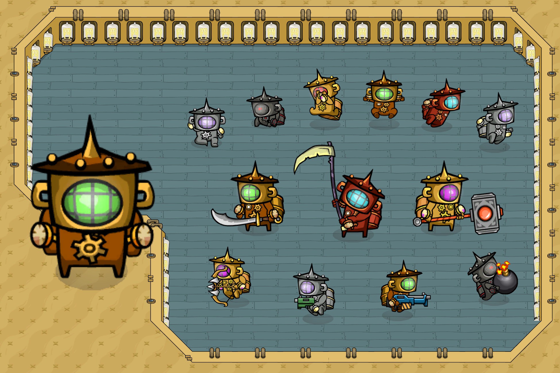 2D Character - Steampunk | 2D Characters | Unity Asset Store