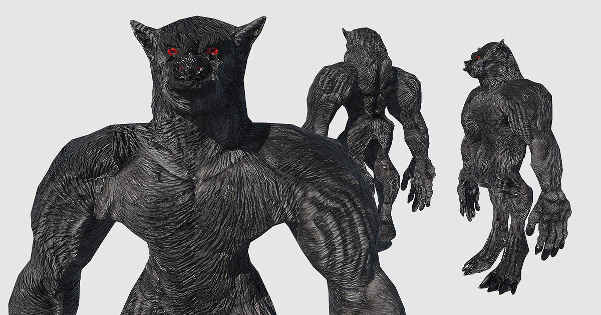 Wolf humanoid | 3D Creatures | Unity Asset Store