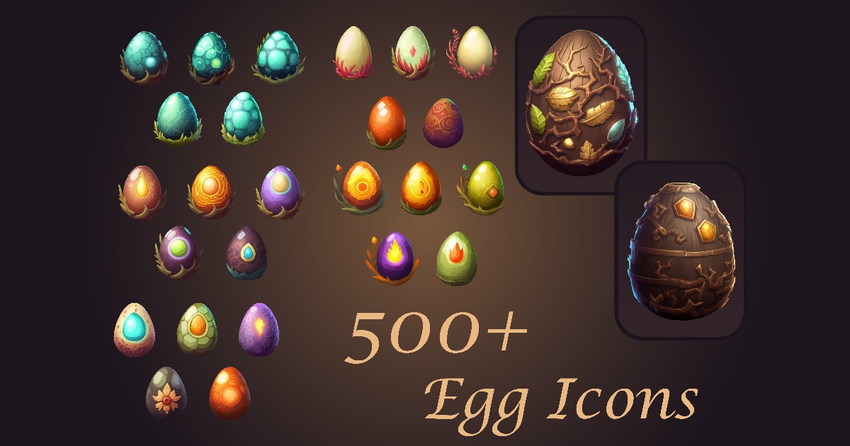 Egg Collection | 2D Icons | Unity Asset Store
