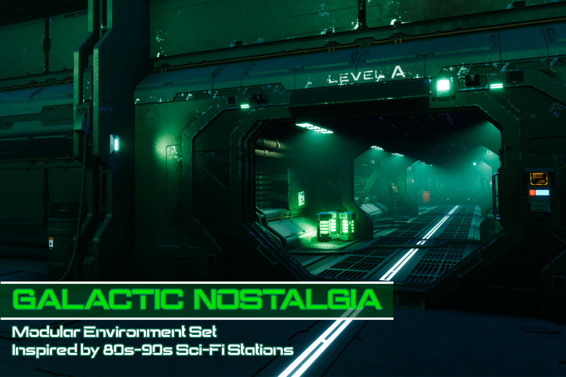 Galactic Nostalgia - Sci-Fi Modular Environment | 3D Sci-Fi | Unity Asset Store