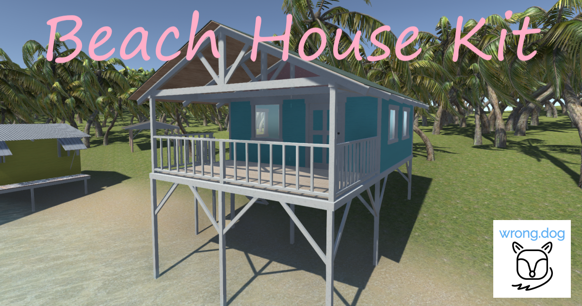 Beach House Kit | 3D 역사적 건조물 | Unity Asset Store