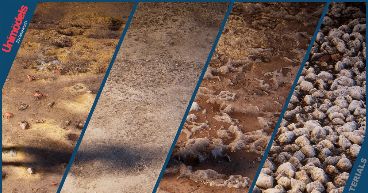 Floor Nature Materials Vol. 4 | 2D Textures & Materials | Unity Asset Store