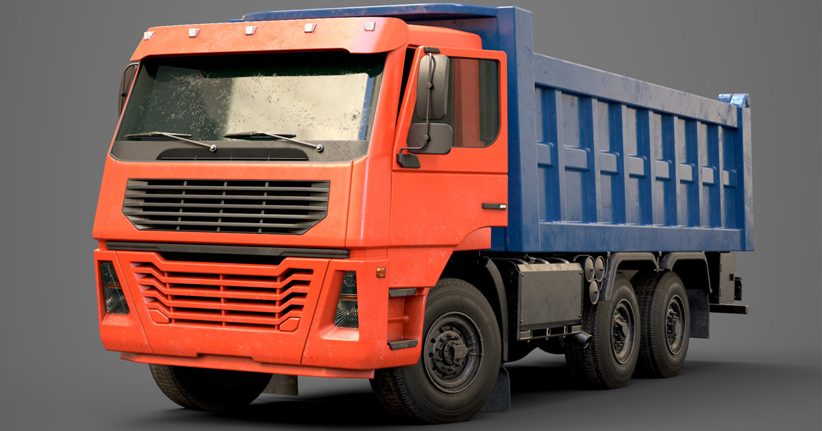 Generic Dump Truck | 3D Land | Unity Asset Store