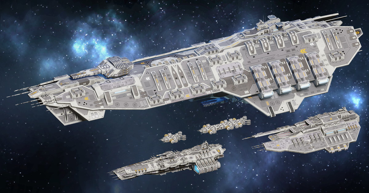 Spaceship Fleet III Collection III | 3D Space | Unity Asset Store
